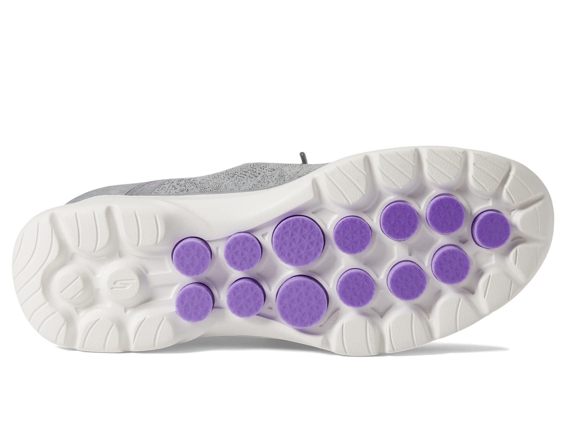 Skechers Go Walk 6 Lovely Day Hands Free Slip-Ins Gray/Lavender 8 B (M)