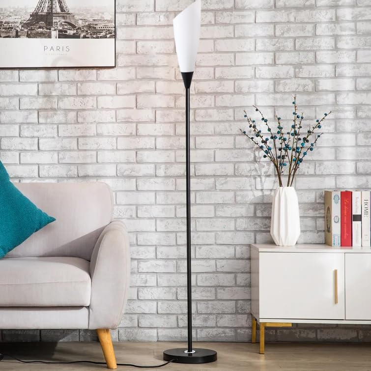 RSMCEKO Floor Lamp - Super Bright Torchiere Floor Lamp - Decorative Standing Pole Lamp Perfect for Living Room,Bedroom,Dining Room,Study,Game Room,Basement,Office.