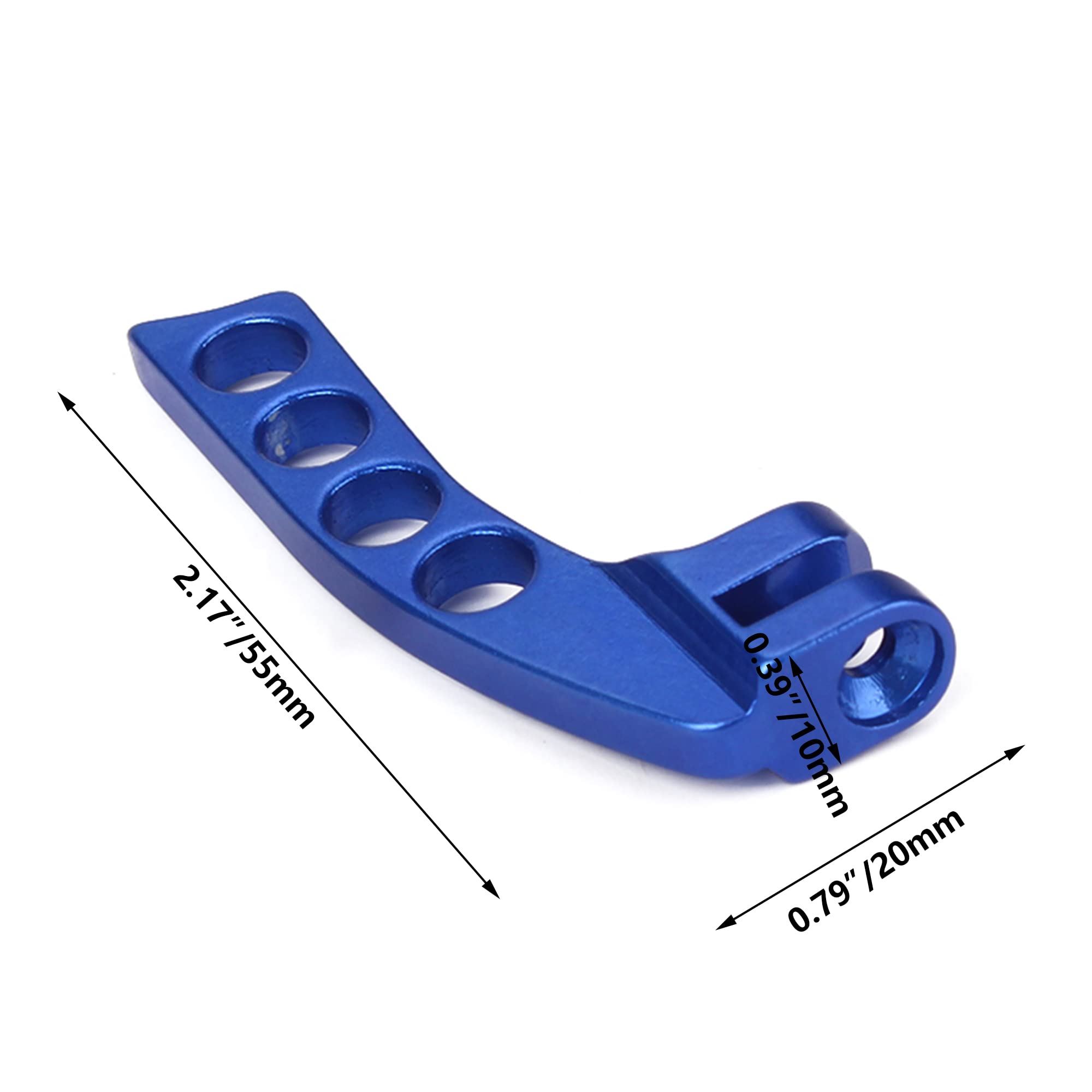 RC Transverse Transmitter Neck Strap Balancer 4 Holds (Blue)