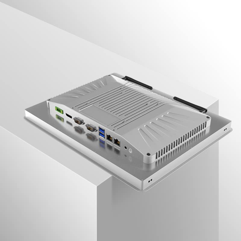 SunKol 15 inch Industrial Embedded Panel PC, 10 Point Capacitive Industrial Touch Screen Panel Computer, 2xUSB3.0,HDMI,2xRS232,2xLAN (i3-3217U, 8GB RAM 128GB SSD)