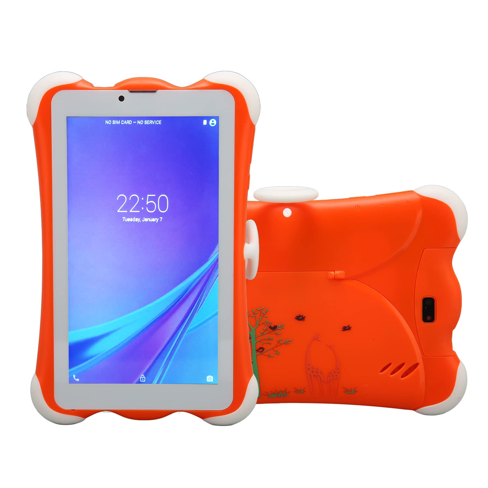 TOPINCN WiFi Kids Tablet, 100β240V Eye Protection 6000mah Rechargeable Battery 128GB Expandable Storage Kids Tablet RAM 3GB ROM 32GB 7 Inch 1280x800 for Watching TV (US Plug)