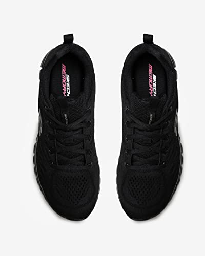 Skechers Women's Low-Top Trainers Sneaker, Black, 9.5