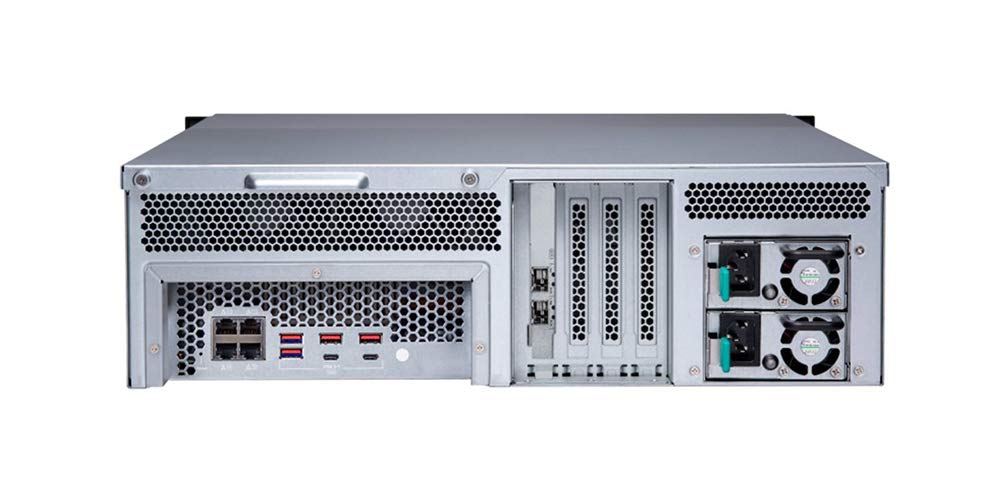 QNAP TS-1683XU-RP-E2124-16G-US 16-Bay 2U Rackmount NAS Intel Xeon E-2124 Quad-Core 3.3GHz