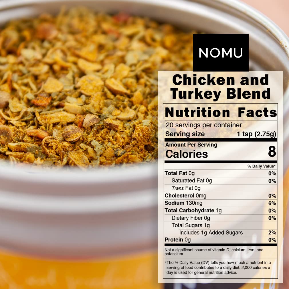 NOMU Chicken & Turkey Spice Blend (3.88 oz | 2-pack) |Gourmet Cooking Seasoning Rub Mix Gift Kit