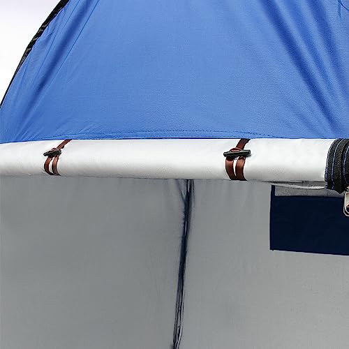Portable Outdoor Instant Pop Up Tent Privacy Camping Shower Toilet Changing Room - Blue