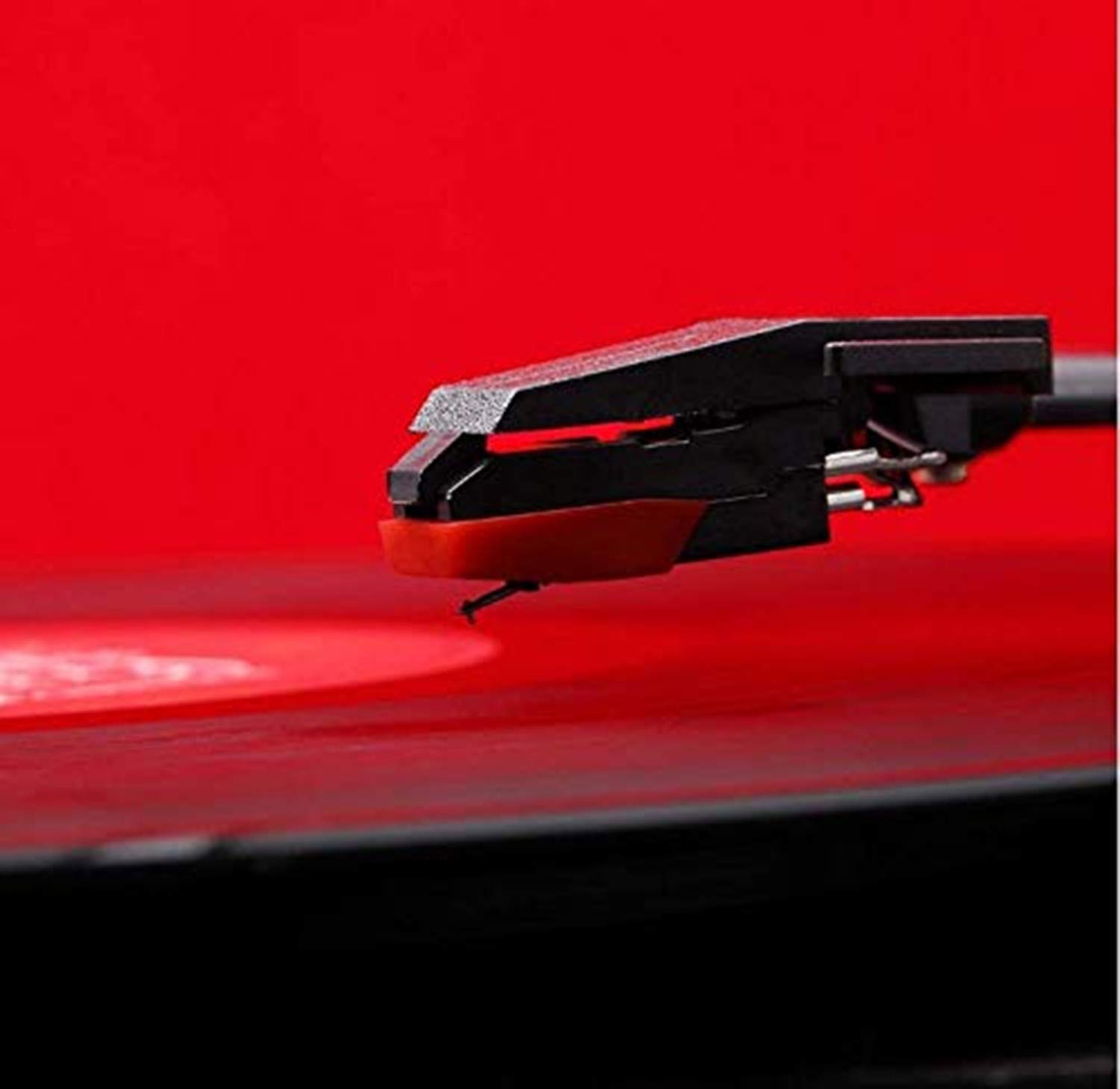 Record Player Needle, Red Diamond Stylus Replacement Needle for Vinyl Player, Phonograph, Turntable, LP Player (2 Pack)