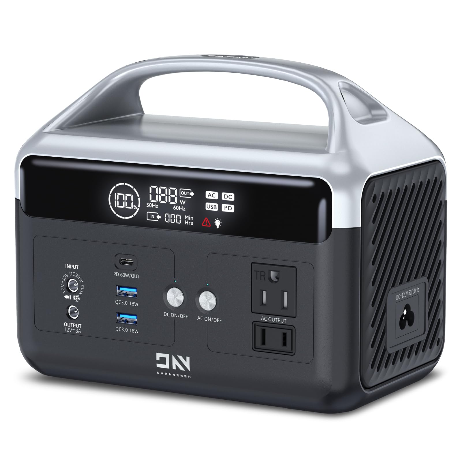 Portable Power Station 300W, 179.2 Wh LiFePO4 Battery Generator, Fast Charging Solar Generator, Portable Power Source for Camping, Hunting, Travel and Blackout(Solar panel not included)