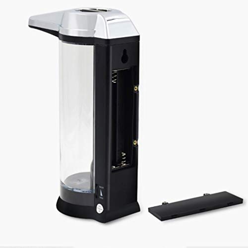 Soap Dispenser Creative Automatic Soap Dispenser Wall-Mounted Transparent Soap Dispenser ABS Kitchen Bathroom Emulsion Dispenser Bathroom Soap Dispenser (Color : Black)
