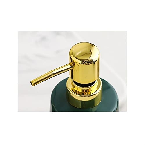 Soap Dispenser 270ML Imitation Marble Light Luxury Lotion Bottled Separately Hotel Shampoo Shower Gel Bottle Washroom Lotion Bottle Empty Press Pump Bottles (Color : White)