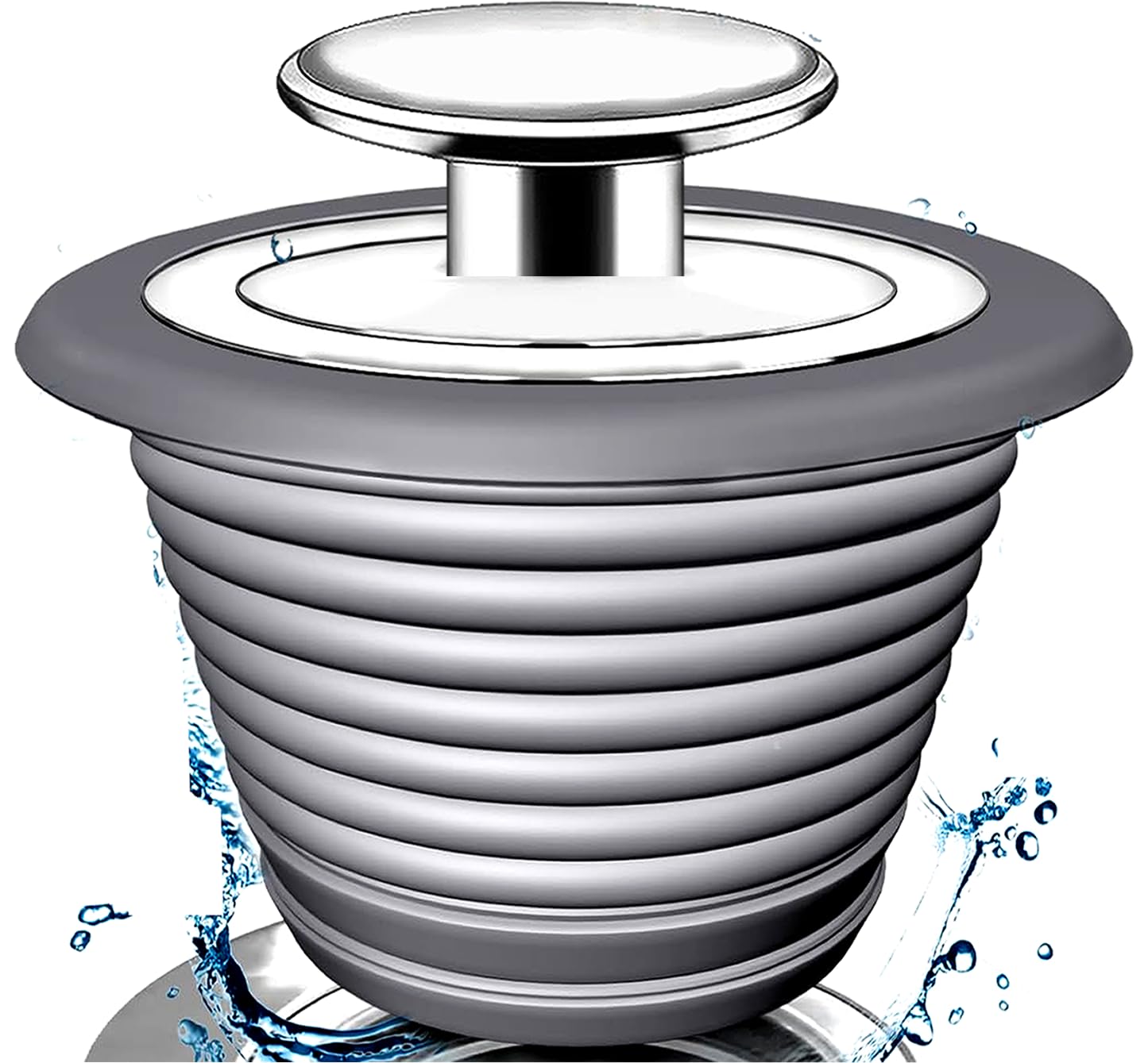 Upgrade Bathtub Drain Stopper, Tub Stopper, Bathtub Drain Plug, Universal Bathroom Sink Stopper, Bath Tub Stopper, Drain Cover Shower Accessories Replacement Jets Faucet Home Topper(Patent Pending)