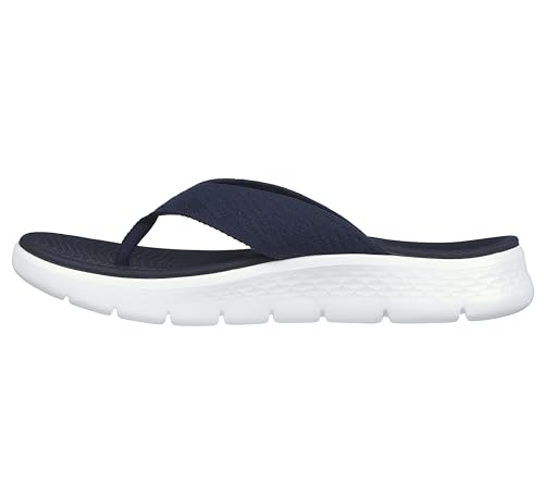 Skechers Women's Flip-Flop, Navy, 8