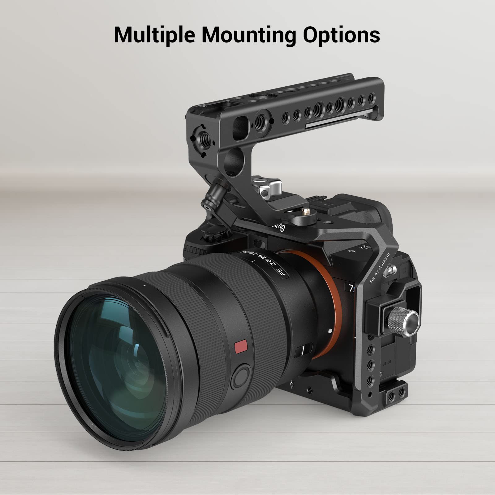 SMALLRIG Camera Cage Kit Master Kit for Sony Alpha 7S III / A7S III / A7S3 with HDMI Cable Clamp, NATO Rail, NATO Top Handle - 3009
