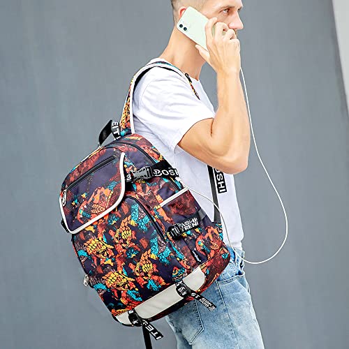 Soccer Player C-Ronaldo Individualized Laptop Outdoor Multifunction Backpack Travel Daypack Fans Bag For Men Women