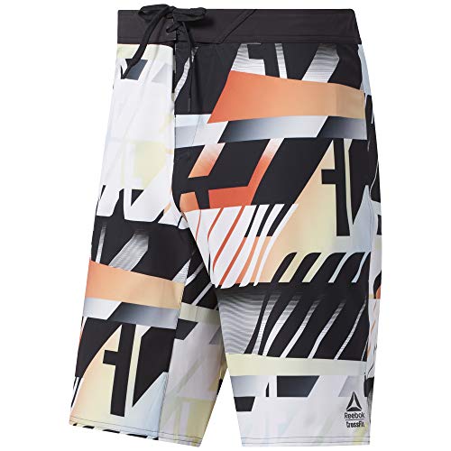 Reebok CrossFit Epic Cord lock- Amrap Shorts, Vivid Orange, 32"