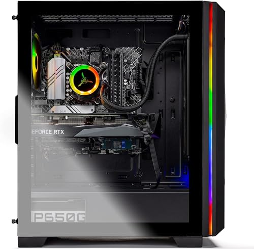 Skytech Chronos Gaming PC Desktop – Intel Core i7 12700F 2.1 GHz, NVIDIA RTX 4070, 1TB NVME SSD, 16GB DDR4 RAM 3200, 750W Gold PSU, 240mm AIO, 11AC Wi-Fi, Windows 11 Home 64-bit