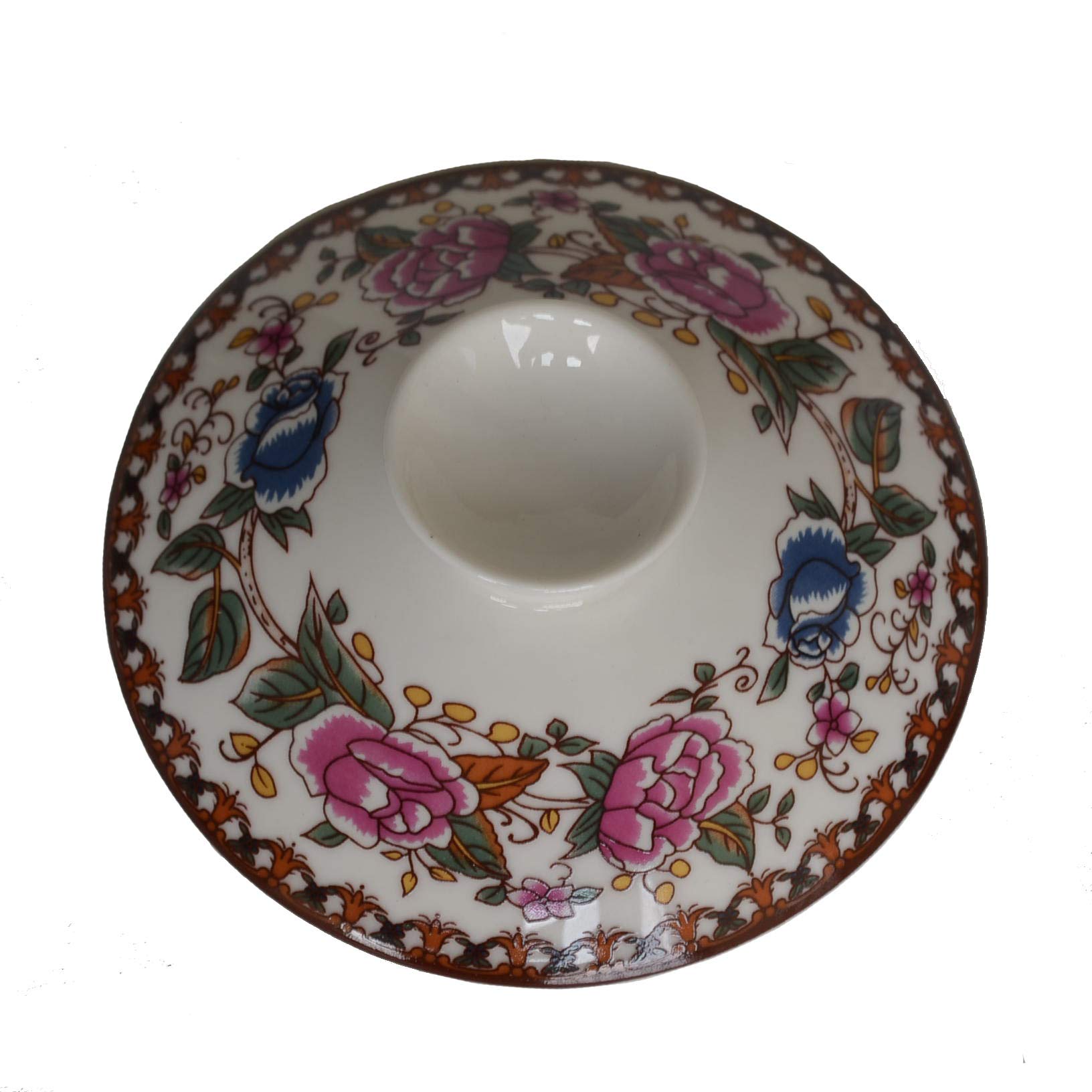 YXHUPOT Gaiwan Chinese 6.8oz Sancai Tea Coffee Tureen Tray Cup Bowl Saucer Lid (6.8oz/200ml)