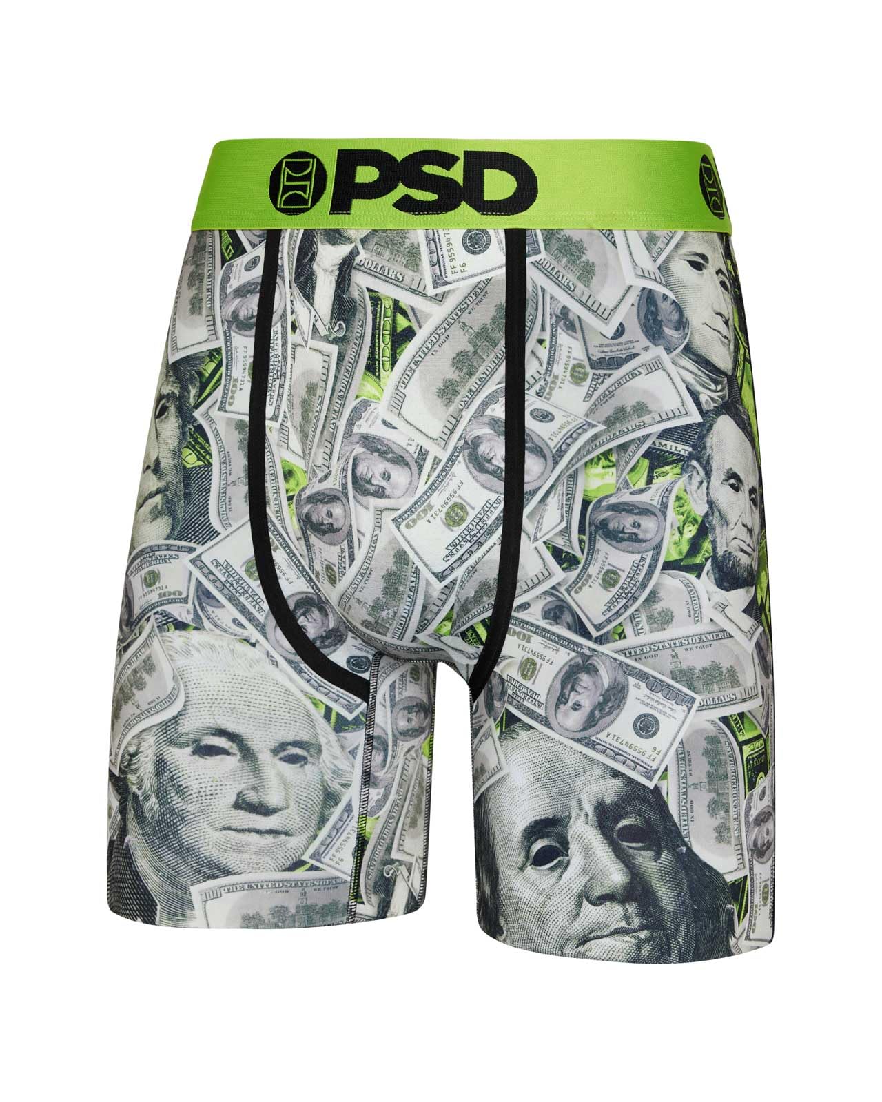 PSD Men's Dead Presidents Boxer Briefs, Multi, XL