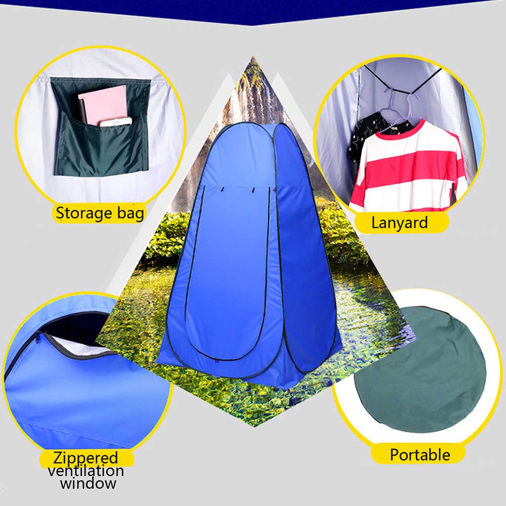 Portable Dressing Room Pop-Up Dressing Room Bathing Tent Mobile Outdoor Toilet for Beach Camping Picnic Fishing