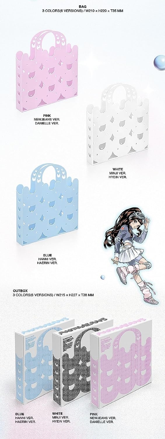 NewJeans - 2nd EP Get Up [Bunny Beach Bag ver.] Album (6 ver. SET)