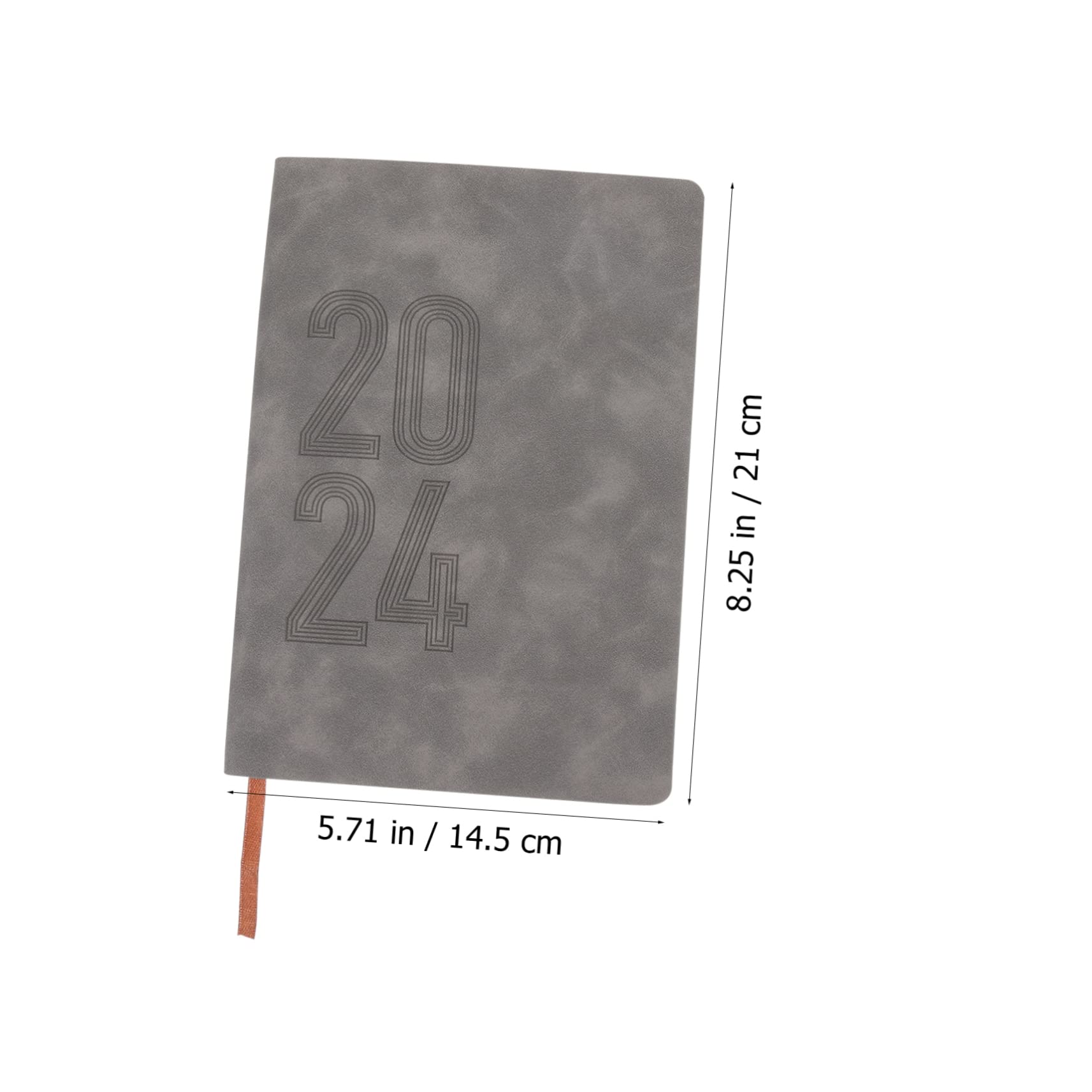 STOBOK 2024 Weekly Schedule Planner Office Memo Pad Monthly Planner Notebook New Year Schedule Notebook Daily Writing Book Calendar Notebook Daily Planner Portable Manual Paper Work