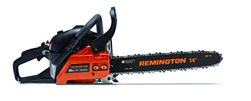 Remington 41AY4214983 RM4214CS 42cc Full Crank 2-Cycle Gas Powered Chainsaw 14-Inch Bar, Automatic Oiler, and Low Kickback Chain, 42cc-14-Inch, Orange