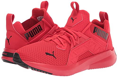 PUMA Men's SOFTRIDE ENZO NXT Sneaker, High Risk Red-Puma Black, 9.5