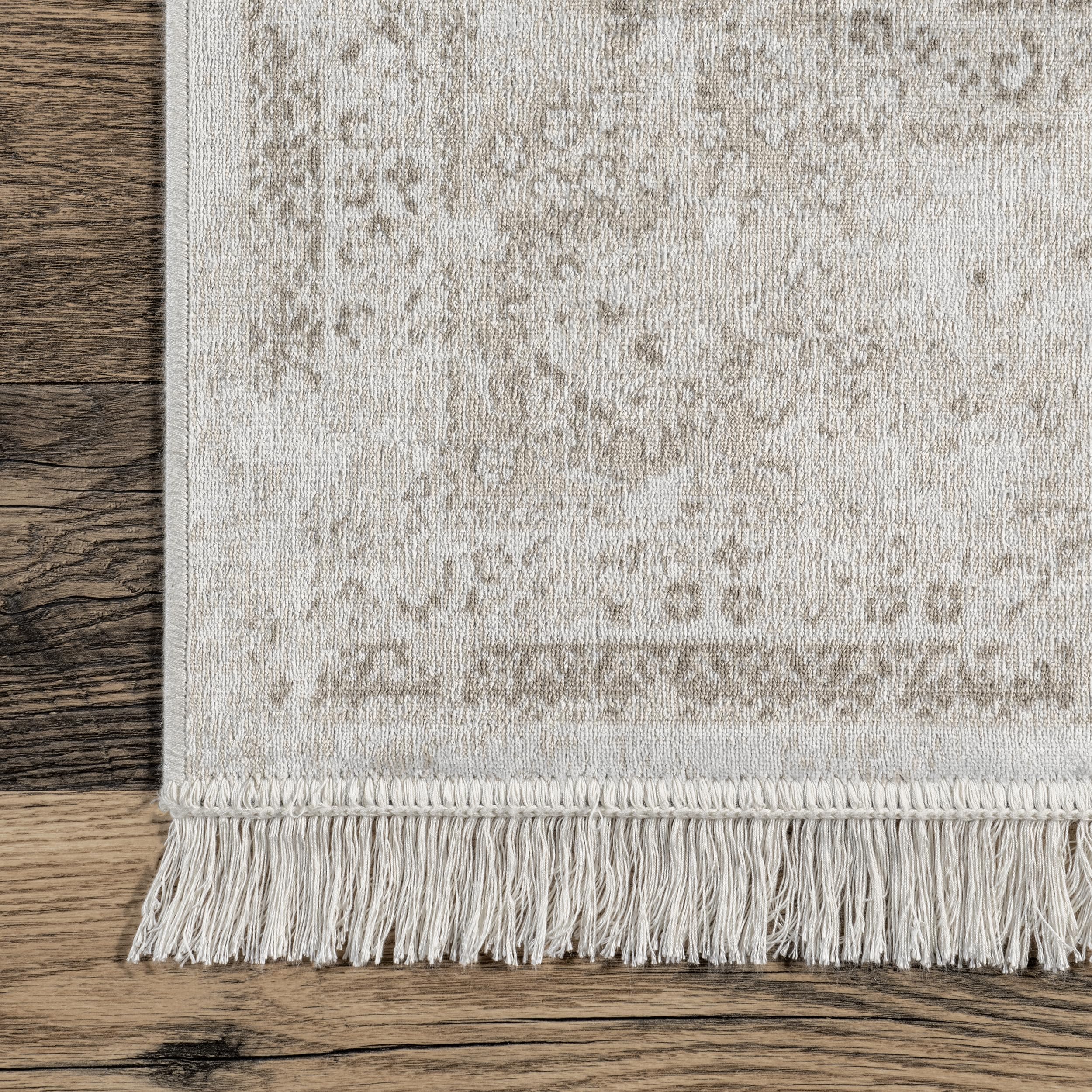 NuLOOM Cantrell Faded Transitional Fringe Area Rug, 10x14, Ivory