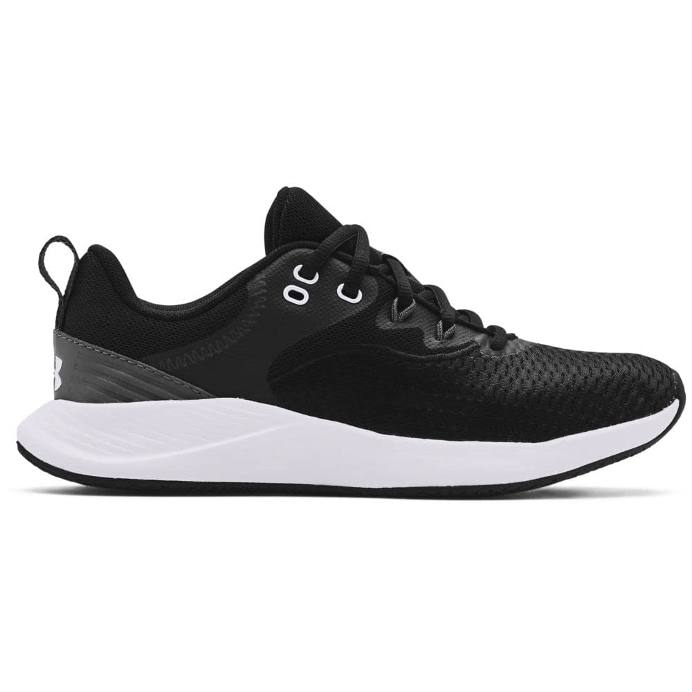 Under Armour Women's Charged Breathe Tr 3, Black (001)/White, 8.5 M US