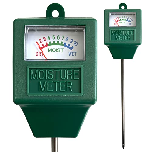 Soil Moisture Meter,Soil Tester Kit for House Potted Plants Care,Garden,Lawn,Indoor Outdoor seedlings,Soil Hygrometer Moisture Reader Sensor Probe No Battery Required