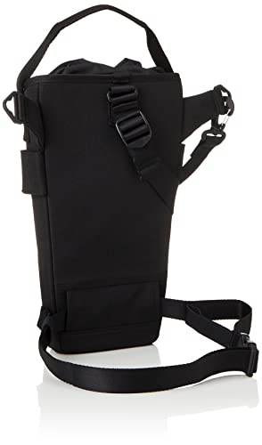 Snow Peak's Stake Shoulder Bag, UG-450, Polyester, PVC, Nylon, EVA, for Carrying Solid Stakes, Camping Product, Designed in Japan, Lifetime Product Guarantee, One Size, Black