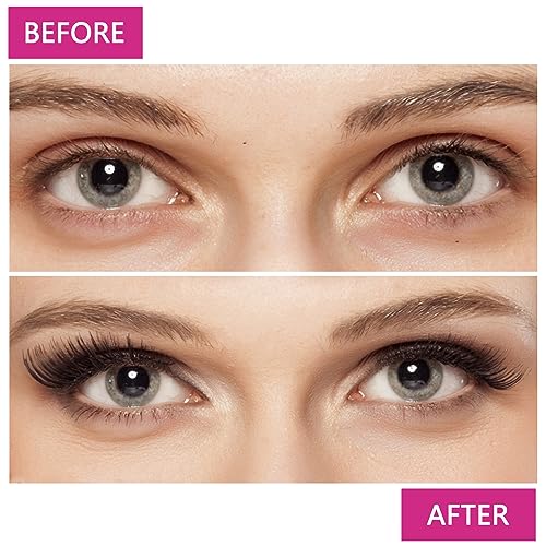 snowcastleLash Clusters 40D-0.07D-9-16MIX LASH Individual Lashes 280 Clusters False Eyelash 30D 40D Cluster Eyelash Extensions Individual Lashes Cluster DIY Lash Extensions at Home (40)