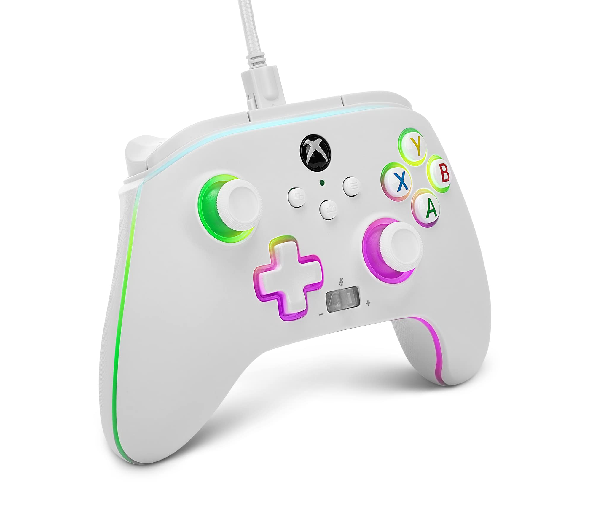 PowerA Spectra Infinity Enhanced Wired Controller for Xbox Series X|S - White (Amazon Exclusive), gamepad, video gaming controller, works with Xbox One and Windows 10/11, officially licensed