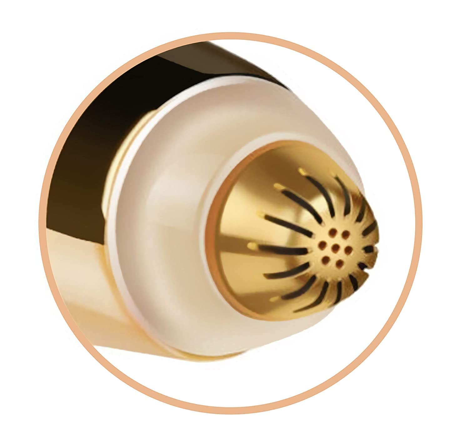 Replacement Heads for Finishing Touch Flawless Brows Eyebrow Facial Hair Remover, Rose Gold - Pack of 4