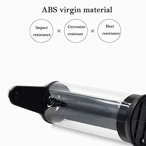 Soap Dispenser Creative Automatic Soap Dispenser Wall-Mounted Transparent Soap Dispenser ABS Kitchen Bathroom Emulsion Dispenser Bathroom Soap Dispenser (Color : Black)