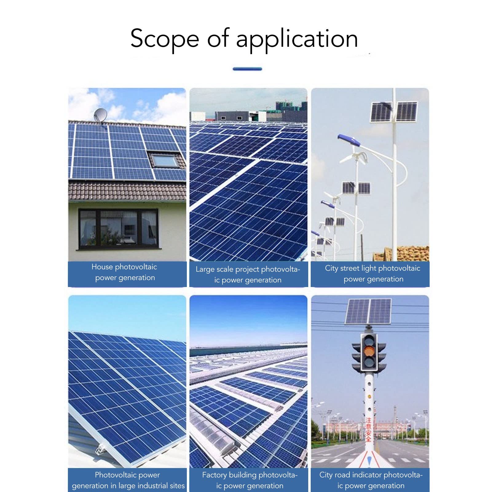 Solar PV Connector IP67 Waterproof Dustproof High Temperature Resistance, DC1500V for Photovoltaic Panels (7A)