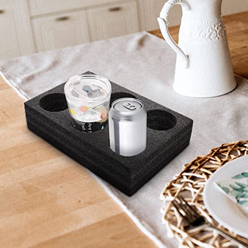 SOLUSTRE Milk Tea Cup Holder Nail Drill Sanding Bands Coffee Mugs Drink Holder Trays Foam Drink Carrier Milk Tea Packing Tray Outdoor Cup Holder Sofa Concentrate Epe Bottle Rack re-usable