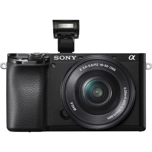 Sony a6100 Mirrorless Camera with Sony E PZ 16-50mm f/3.5-5.6 OSS Lens+Sony E 55-210mm f/4.5-6.3 OSS 128Gig Momory Cards+Lens+Case+(23PC) Bundle