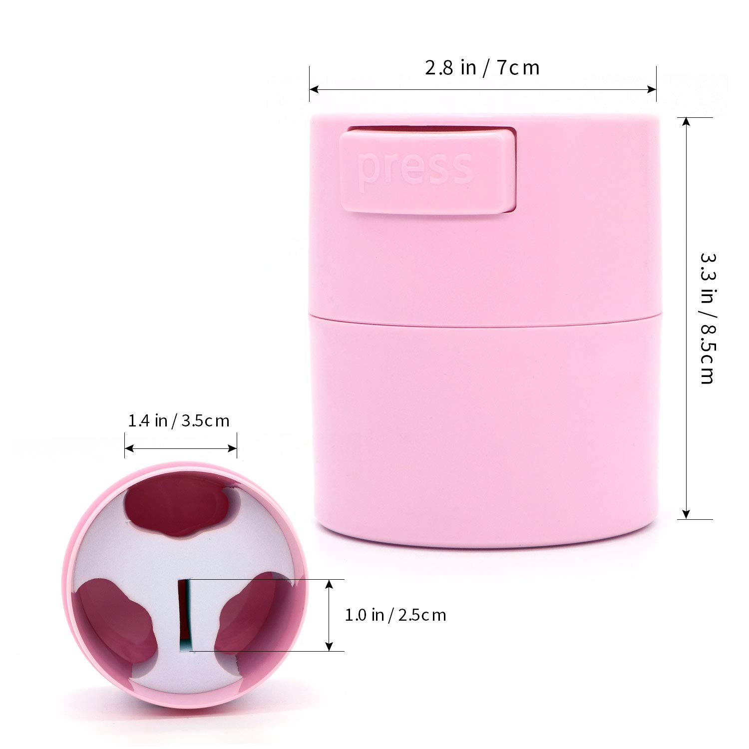 RIISCA Glue Storage Container for Eyelash Extension-Eyelash Glue Storage Tank-Glue Jar Sealed for Women-Grafting Eyelash Supplies