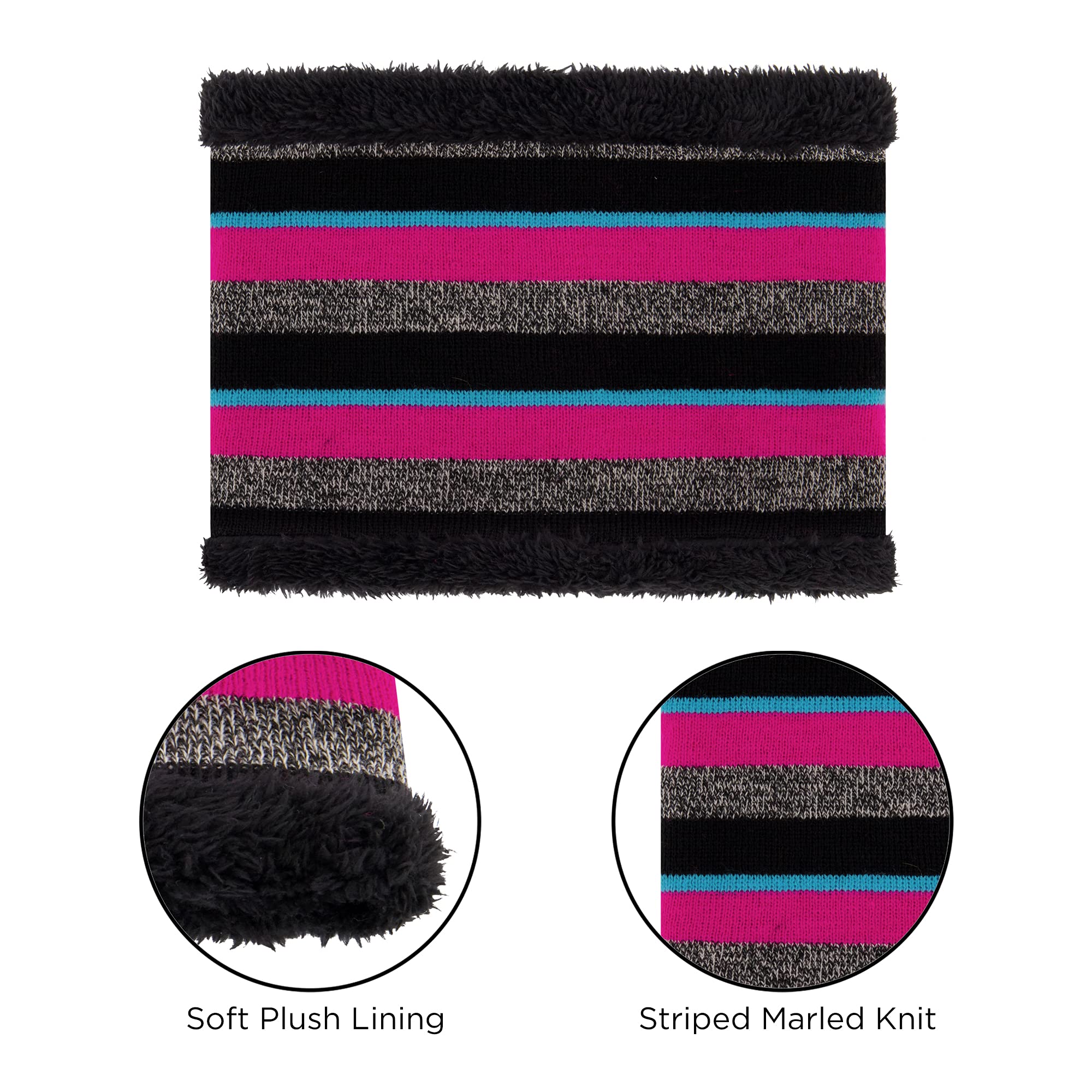 Nickelodeon Girls Winter Hat, Scarf, And Kids Gloves Sets, Jojo Siwa Beanie For Ages 4-7