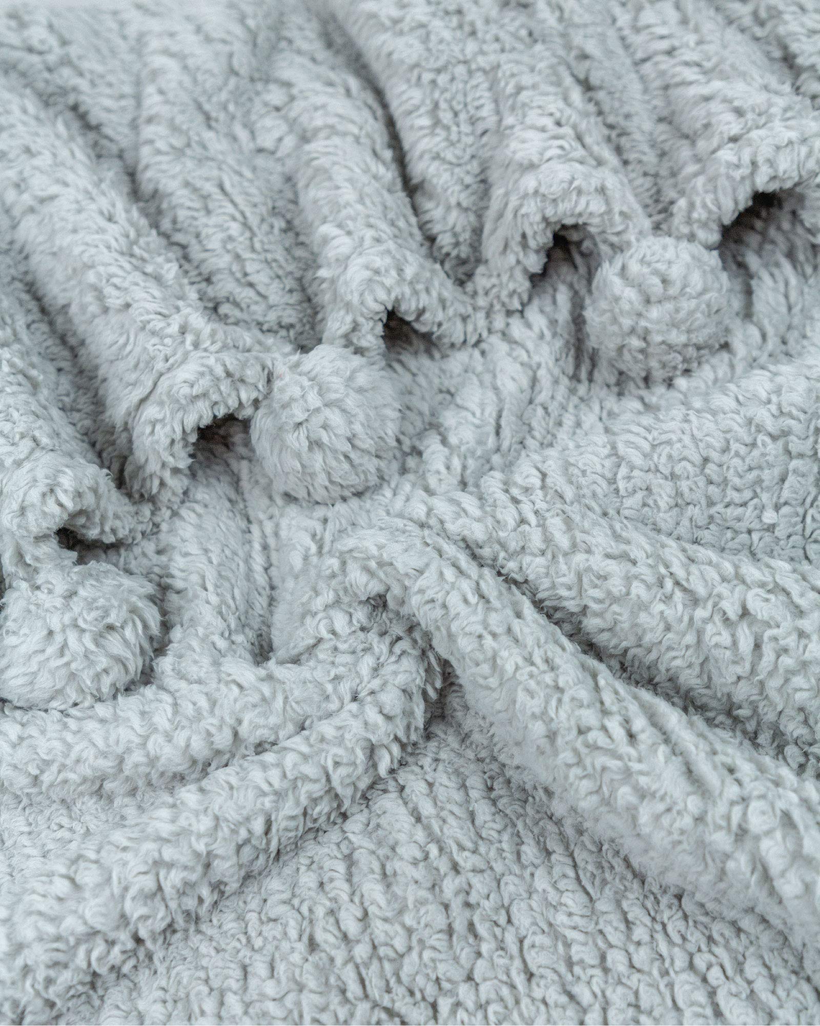 Premium Pom Pom Throw Blanket - White Throw Blanket, Plush Blanket, Soft Throw Blanket, Super Soft Blanket | Throw Blanket for Couch, Fluffy Blanket, Fleece Blanket, Fleece Throw Blanket, 60β x 49.5β