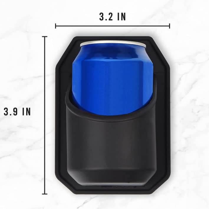 Soda Can Organizer for Refrigerator, 2-Layers Automatic Rolling Beverage Drink Can Storage Organizer, Clear Foldable Beer Pop Can Organizer Dispenser Holder with a Silicone Shower Drink Holder