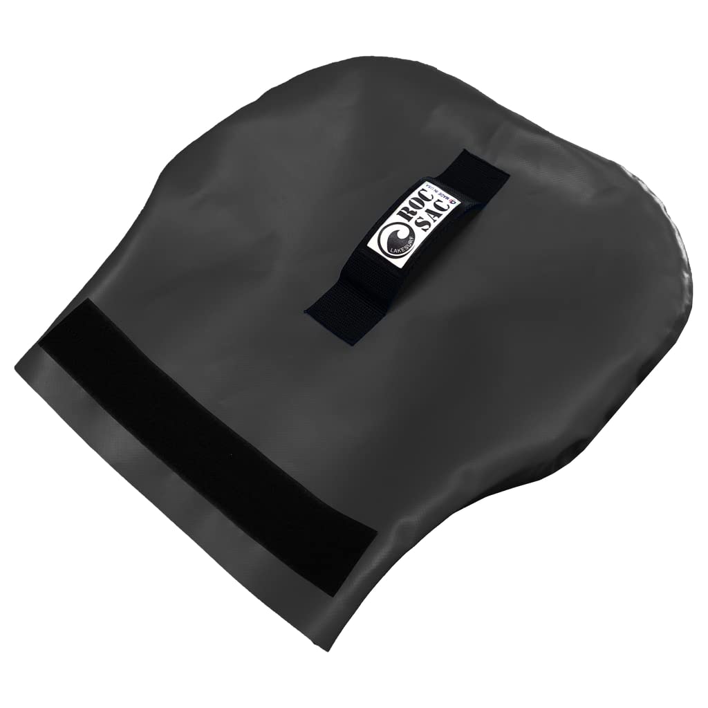 ROC SAC Ballast Bag, 40 to 60+ Pound Capacity, for Wakesurfing and Wakeboarding (Black, Empty) (1)