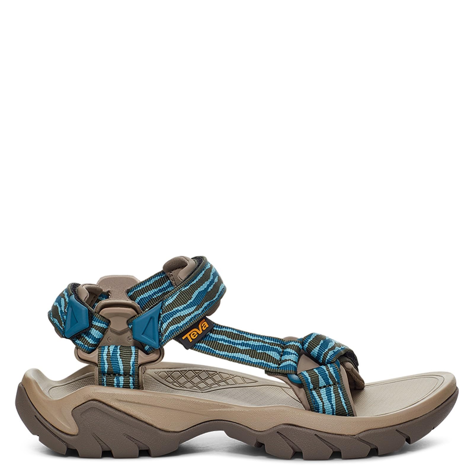 Teva Women's Terra Fi 5 Universal Sandal, Foggy Mountain Blue/Green, 7