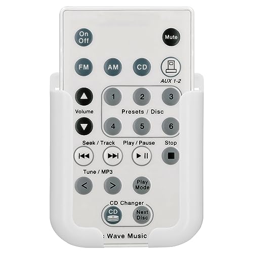 Replacement Remote Control for Bose CD2000 CD3000 CS-2010 Acoustic Wave Music System-ii