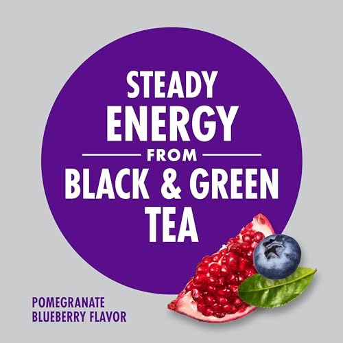 V8 +ENERGY Pomegranate Blueberry Energy Drink, Made With Real Vegetable And Fruit Juices, 8 Fl.Ounce Can (Case of 24)
