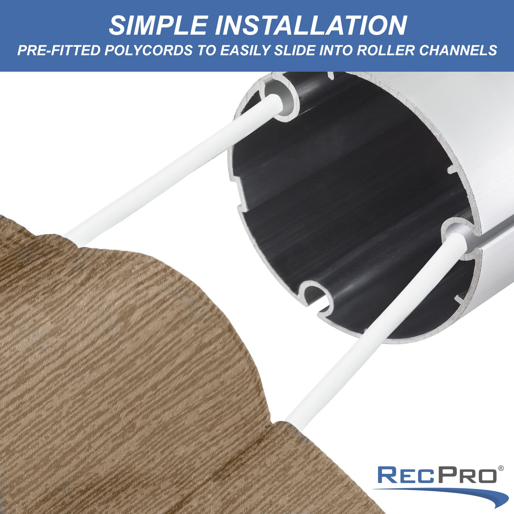 RecPro RV Awning Fabric Replacement | Width Options from 8 to 22 Feet | Variety of Color Options | 8' (96") Length RV Awning Replacement | Premium Vinyl (18' - Actual Width 17' 1", Tan/Camel Fade)