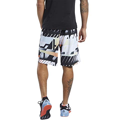 Reebok CrossFit Epic Cord lock- Amrap Shorts, Vivid Orange, 32"