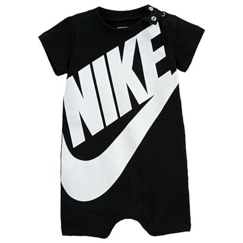 Nike Baby Boy's Futura Romper (Infant) Black 3 Months
