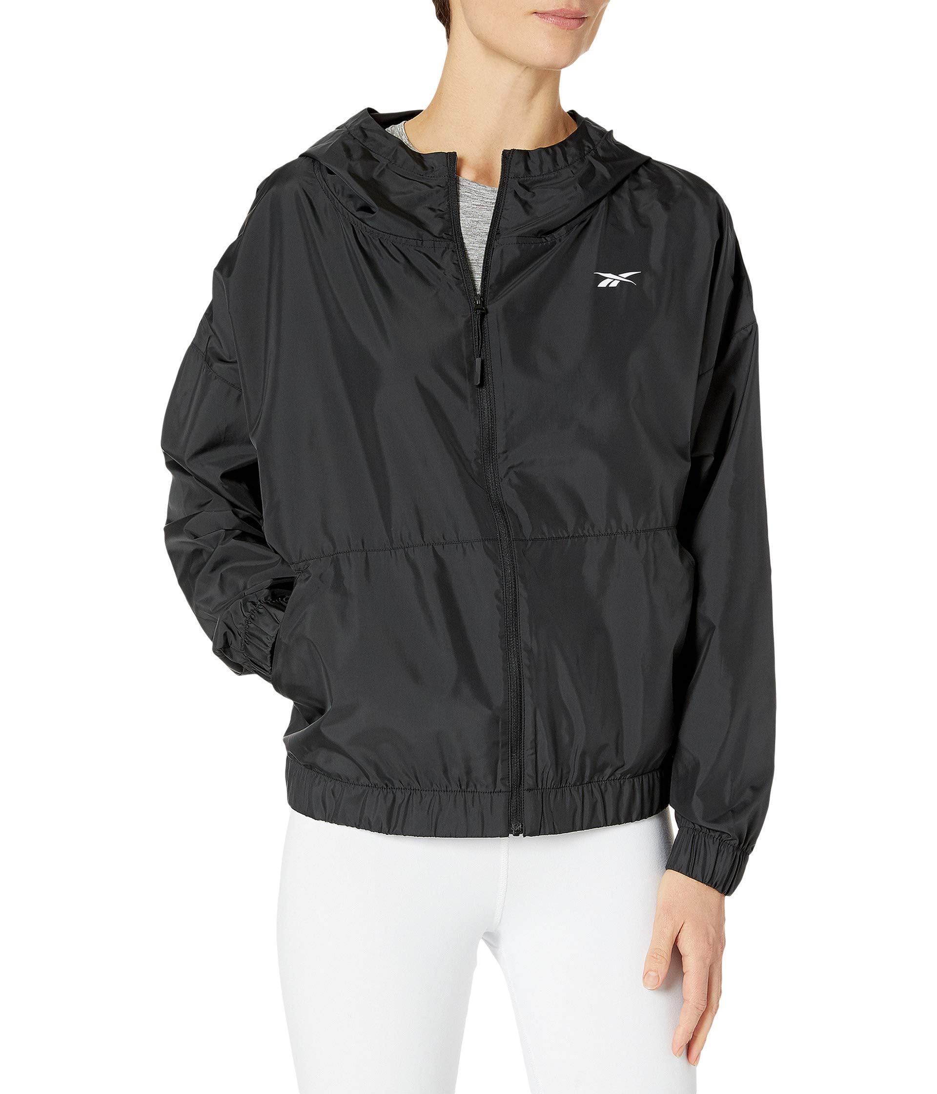 Reebok Women's Workout Ready Woven Jacket, Black, X-Small