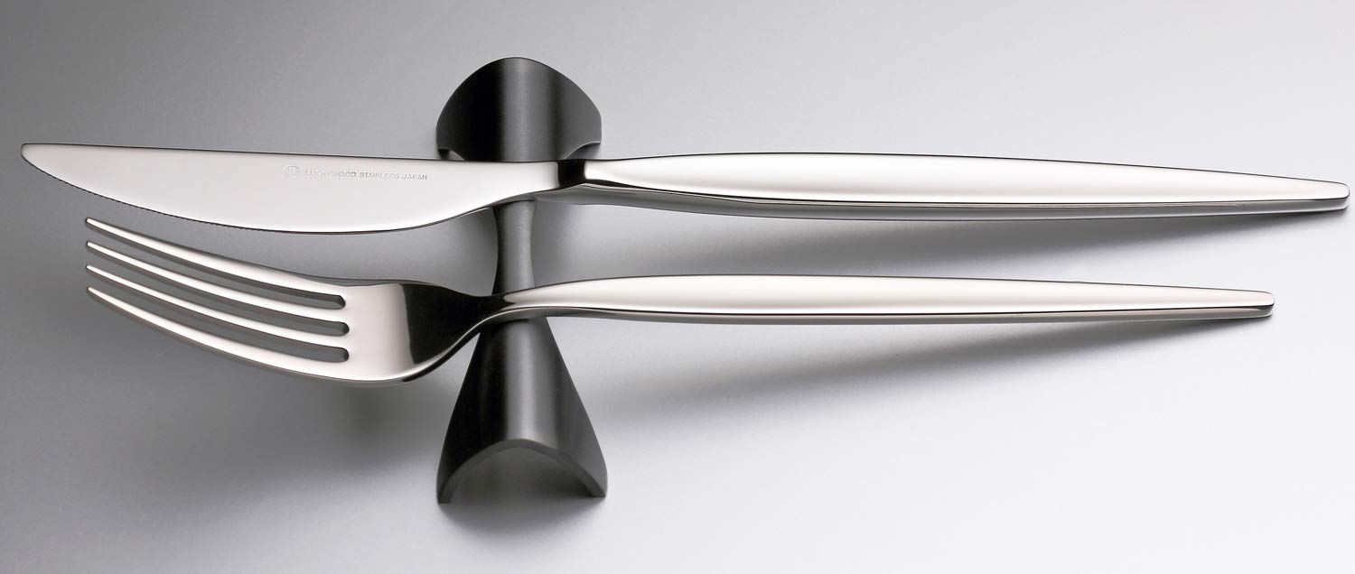 ラッキーウッド(Luckywood) Lucky Wood B80 0-11481-090 Knife Rest, Satin Black Color, Bridge